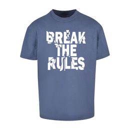 Merchcode T-Shirt &raquo;Herren Break The Rules 2 Heavy Oversize Tee&laquo; 1 Stk. vintageblue XL XL Vielseitige T-Shirts f&uuml;r jeden Anlass