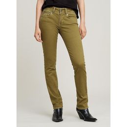 G-Star Raw G-STAR Chinohose »Midge Slim Straight Chino« ensis green gd 27 - Länge 32 Länge 32 27 Hosenschlitz mit Reißverschluss