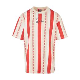 Karl Kani T-Shirt &raquo;Herren KM222-001-2 Small SIgnature Stripe Tee&laquo; 1 Stk. red S S KOMFORT OHNE GRENZEN: Genie&szlig;en Sie den ganzen Tag &uuml;ber h&ouml;chsten...