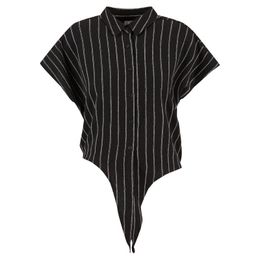 Urban Classics Damen Urban Classics Klassische Bluse &raquo; Ladies Structured Striped Tied Blouse&laquo; L