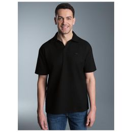 TRIGEMA Herren Poloshirt &raquo;TRIGEMA Oversized Poloshirt ohne Knopfleiste in Waffeloptik&laquo; 1 Stk. M