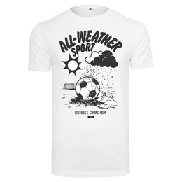Merchcode T-Shirt &raquo;Footballs Coming Home All Weather Sports Tee&laquo; 1 Stk. tlg. white S S Vielseitige T-Shirts f&uuml;r jeden Anlass