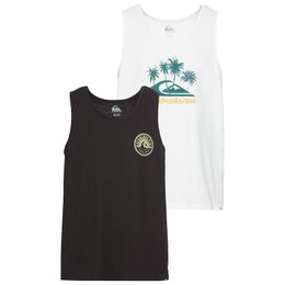Quiksilver Tanktop &raquo;BAIKADAM CORPO TANK PACK YM&laquo; Packung, 2er-Pack, 2 Stk. white + black XXL XXL Tanktop im Doppelpack von Quiksilver
