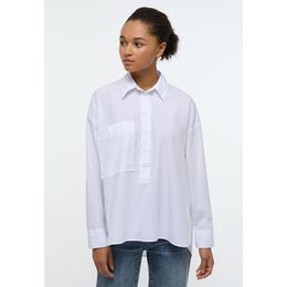 Eterna Longbluse &raquo;OVERSIZE FIT&laquo; wei&szlig; 38 38 Hemd-Kragen