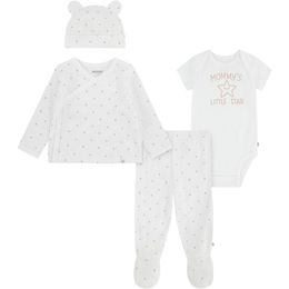 HUGGIES BABYWEAR Erstausstattungspaket Set, 4 in verschiedenen Dessins snow white 1 (56) Erstausstattungs Set von HUGGIES