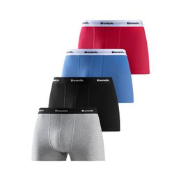 Bench. Boxer &raquo;Boxershorts f&uuml;r Herren&laquo; Packung, 4 Stk. Unterhosen mit kontrastfarbigem Bund royalblau, grau-meliert, rot, schwarz S - 4 Stk. 4 Stk....