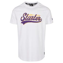 STARTER Black Label T-Shirt &raquo;Herren Starter Swing Tee&laquo; 1 Stk. white L L Herren T-Shirt mit gro&szlig;em Starter-Pufferprint auf der Brust