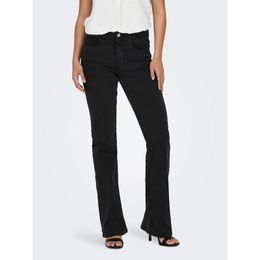 Jacqueline de Yong JDY High-waist-Jeans &raquo;NEWFLORA HW FLARED DG30 DNM NOOS&laquo; Dark Grey Denim 29 - L&auml;nge 32 L&auml;nge 32 29 High-waist-Jeans mit ausgestelltem Bein f&uuml;r eine...