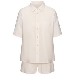 Lascana Shorty 2 tlg. Sch&ouml;ne Webqualit&auml;t creme 38 38 Klassisch geschnittener Shorty