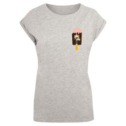 Merchcode T-Shirt &raquo;Damen Ladies Summer - Icecream T-Shirt&laquo; 1 Stk. tlg. heathergrey S S Vielseitige T-Shirts f&uuml;r jeden Anlass