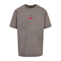 Merchcode T-Shirt &raquo;Summer - Sweet Cherry Acid Washed Oversize Tee&laquo; 1 Stk. tlg. asphalt M M Darf in keinem Kleiderschrank fehlen