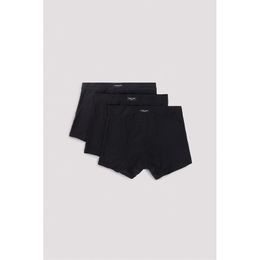 YSABEL MORA Boxershorts &raquo;BASIC COLLECTION COTTON&laquo; 3er Pack, mit praktischem Eingriff im Schritt black L L Herrenslip von YSABEL MORA