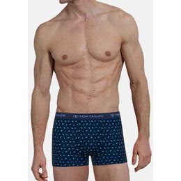 Tom Tailor Herren Tom Tailor Boxershorts &raquo;Buffer&laquo; 3er Pack, weich, bequem, eng, elastisch, Logobund, Baumwollmix blau 6L