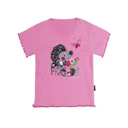 TRIGEMA T-Shirt &raquo;Baby-Shirt mit niedlichem Igel-Motiv&laquo; 1 Stk. candy 68 68 100 % Baumwolle, Ringgarn supergek&auml;mmt