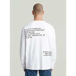 G-Star Raw G-STAR T-Shirt »Back Embro Text Loose T-Shirt« white S S Runder Ausschnitt