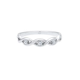 Elli DIAMONDS Damen Elli DIAMONDS Verlobungsring &raquo;Knoten Unendlich Diamant (0.045 ct.) 925er Silber&laquo;