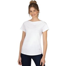 TRIGEMA T-Shirt &raquo;Schickes Damen T-Shirt in &Ouml;ko-Qualit&auml;t&laquo; 1 Stk. weiss-C2C L L BIO DELUXE-Single-Jersey
