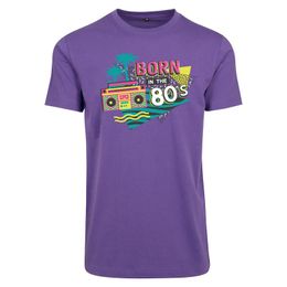 MisterTee T-Shirt &raquo;Damen Ladies Born In The 80s Tee&laquo; 1 Stk. tlg. ultraviolet L L Vielseitige T-Shirts f&uuml;r jeden Anlass