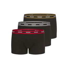 Hugo Underwear Herren HUGO Underwear Trunk &raquo;TRIPLET&laquo; Packung, Im Dreierpack, 3 Stk. mit Logoschriftzug bunt XL, 3 Stk.