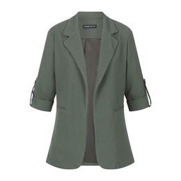 CLOUD 5IVE Klassische Bluse &raquo;Turn-Up 3/4 Sleeve Blazer&laquo; military green XS XS Mode ist Selbstausdruck durch Kleidung