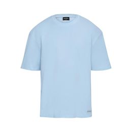 DROPSIZE T-Shirt &raquo;Herren Heavy Oversize Metal Patch Basic T-Shirt&laquo; 1 Stk. baby blue S S Vielseitige T-Shirts f&uuml;r jeden Anlass