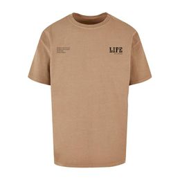 Merchcode T-Shirt &raquo;Herren Life Acid Washed Oversized Tee&laquo; 1 Stk. tlg. unionbeige XXL XXL Vielseitige T-Shirts f&uuml;r jeden Anlass