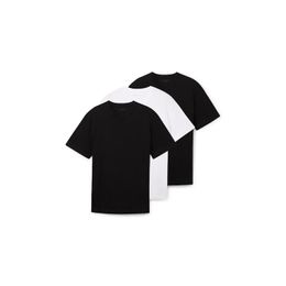 Tom Tailor T-Shirt Packung, 3 Stk. im Dreierpack black L L T-Shirt von Tom Tailor