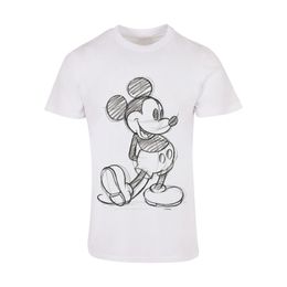 ABSOLUTE CULT T-Shirt &raquo;Herren Mickey Mouse - Sketch Kick T-Shirt&laquo; 1 Stk. tlg. white S S Vielseitige T-Shirts f&uuml;r jeden Anlass