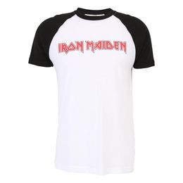 Merchcode T-Shirt &raquo;Herren Iron Maiden Logo Baseball Tee&laquo; 1 Stk. tlg. black XXL XXL Vielseitige T-Shirts f&uuml;r jeden Anlass
