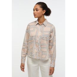 Eterna Hemdbluse &raquo;LOOSE FIT&laquo; caramell 40 40 Edles Satingewebe