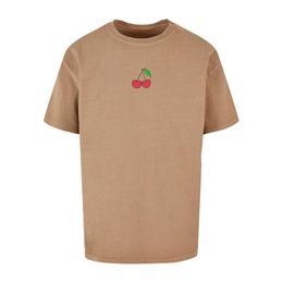 Merchcode T-Shirt &raquo;Summer - Sweet Cherry Acid Washed Oversize Tee&laquo; 1 Stk. tlg. unionbeige L L Darf in keinem Kleiderschrank fehlen
