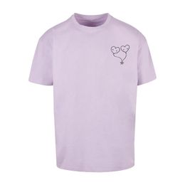 Merchcode T-Shirt &raquo;Hugs & Love - Love Ballon Heavy Oversize Tee&laquo; 1 Stk. tlg. lilac XL XL Darf in keinem Kleiderschrank fehlen