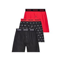 HUGO UNDERWEAR Boxer &raquo;WOVEN BOXER TRIPLET&laquo; Packung, 3, 3 Stk. mit elastischem Bund Open Miscellaneous 962 M - 3 Stk. 3 Stk. M Boxer Set von HUGO...
