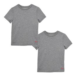 Levi's Kids Jungen Levi's Kids T-Shirt &raquo;2PK CREW NECK TEE&laquo; 2 Stk. for BOYS grau XL (164/176)