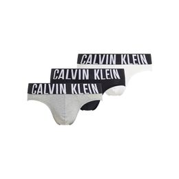 Calvin Klein Underwear Hipster »HIP BRIEF 3PK« Packung, 3er, 3 Stk. mit Logo-Stretchbund BLACK, GREY HEATHER, WHITE M (50) - 3 Stk. 3 Stk. M (50)...