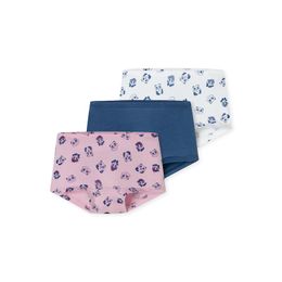 Schiesser Panty »95/5« 3er-Pack, mit süßem Muster 908-rosa/blau/weiß 116 116 Mädchen-Shorts von Schiesser