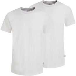 Jockey Damen T-Shirt &raquo;American T-Shirt&laquo; 2er Pack, Single-Jersey, Cotton, weich wei&szlig; S