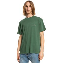 Quiksilver T-Shirt &raquo;Platinum&laquo; gr&uuml;n S S Bio-Stoff: Bio-Baumwollstoff [200 g/m2]