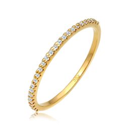 Elli Ringe - Ring Geo Microsetting Diamant (0.125 ct.) 585 Gelb - Gr. 56 MM - in Gold - f&uuml;r Damen