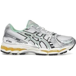 asics Low-Top Sneaker - asics Gel-Kayano 12.1 Silver Green Orange - Gr. 44 (EU) - in Schwarz - f&uuml;r Damen