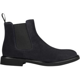 Doucals Doucal's Stiefel - Midnight Blue Suede Boots - Gr. 42 (EU) - in Blau - für Damen