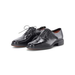 Santoni Low-Top Sneaker - Oxfords Easy aus Leder - Gr. UK_11 - in Braun - f&uuml;r Damen