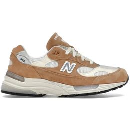 New Balance Low-Top Sneaker - New Balance 992 MiUSA Sweet Caramel - Gr. 42 (EU) - in Wei&szlig; - f&uuml;r Damen