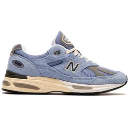 New Balance Low-Top Sneaker - 991V2 Grounded Pastels Sneakers - Gr. 44 (EU) - in Blau - f&uuml;r Damen