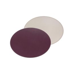 freeform DUO - Platzset oval, pflaume/elfenbein | Gr.: onesize