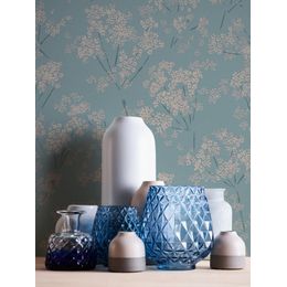 A.S. Cr&eacute;ation A.S. Cr&eacute;ation Tapete Blooming Grace in Blau-Beige | Gr.: onesize