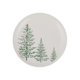 Butlers Teller WINTER Joy Tannenb&auml;ume in Wei&szlig; | Gr.: onesize