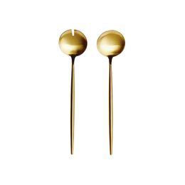 Butlers Salatbesteck-Set STILETTO 2-tlg. in Gold | Gr.: onesize