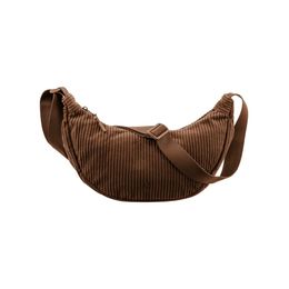 Prato SC07-1 zeitlose Crossover Bag aus Breitcord Moonbag in mocha | Gr.: onesize