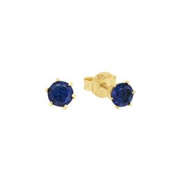 Amor Ohrstecker Gold 375/9 ct in Blau | Gr.: onesize